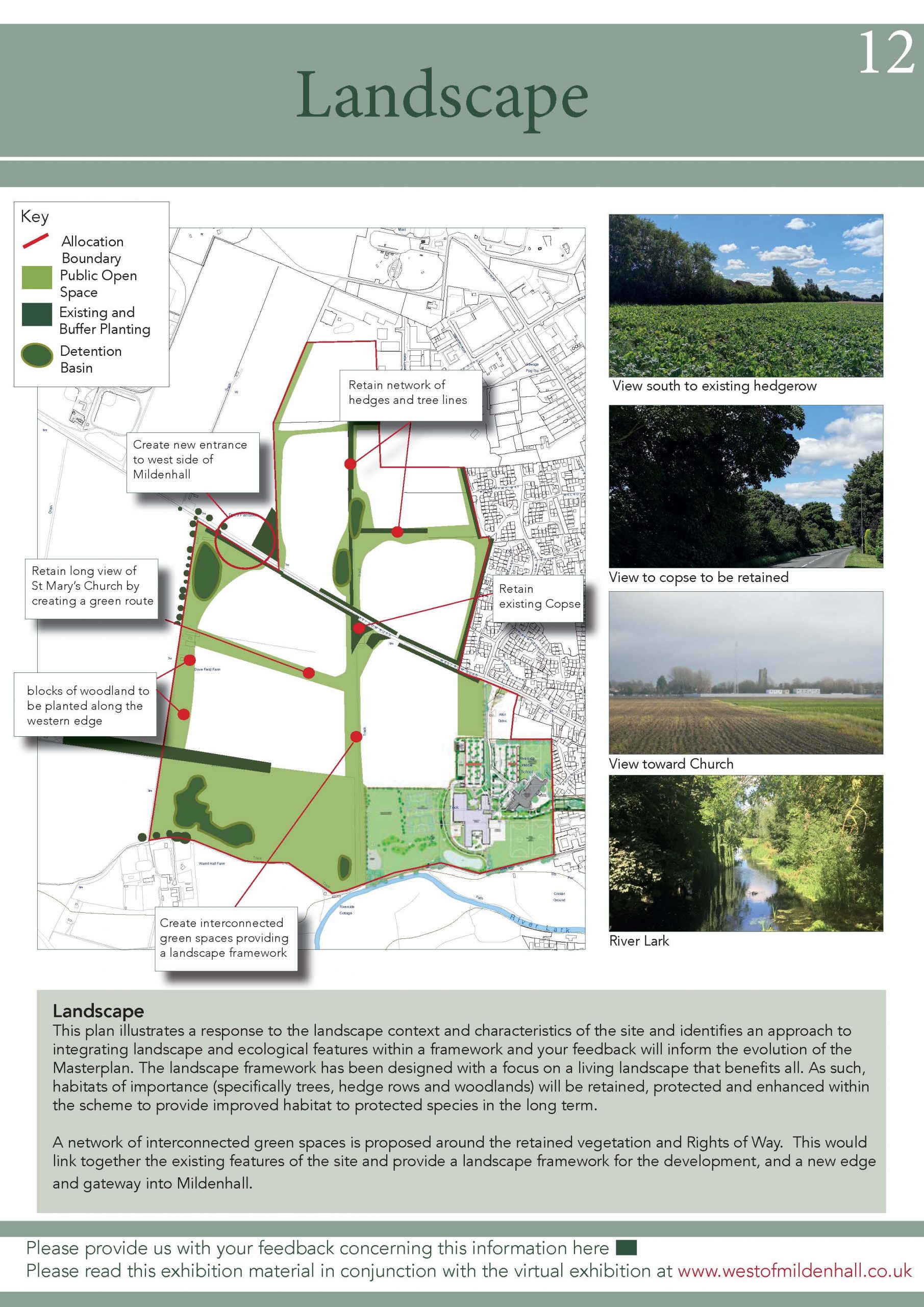 Masterplan Frameworks for consultation – Land West of Mildenhall