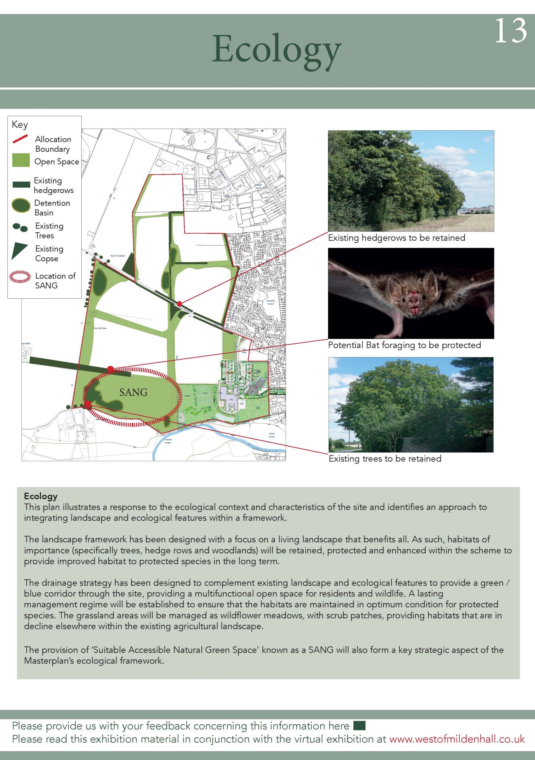 Masterplan Frameworks for consultation – Land West of Mildenhall