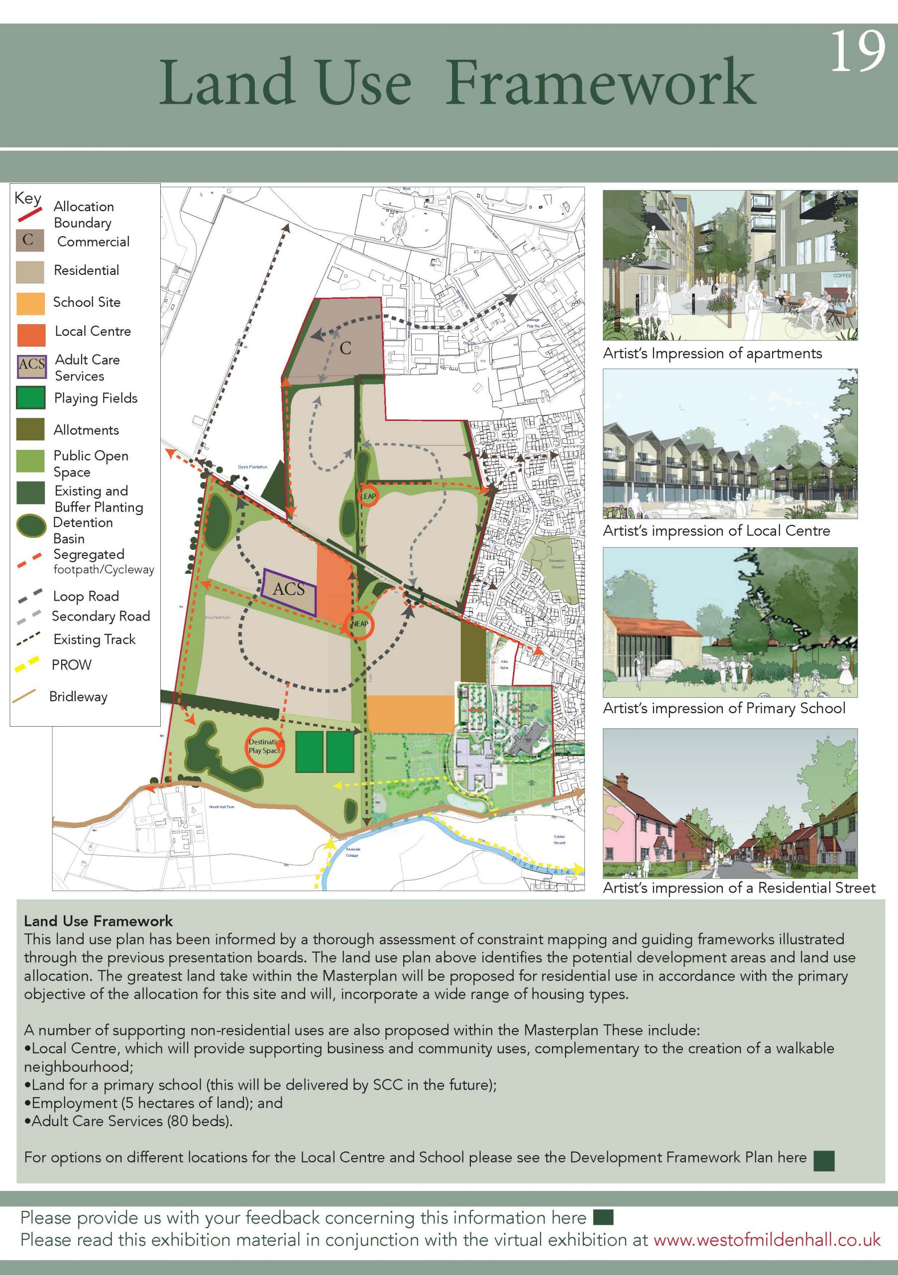 Masterplan Frameworks for consultation – Land West of Mildenhall
